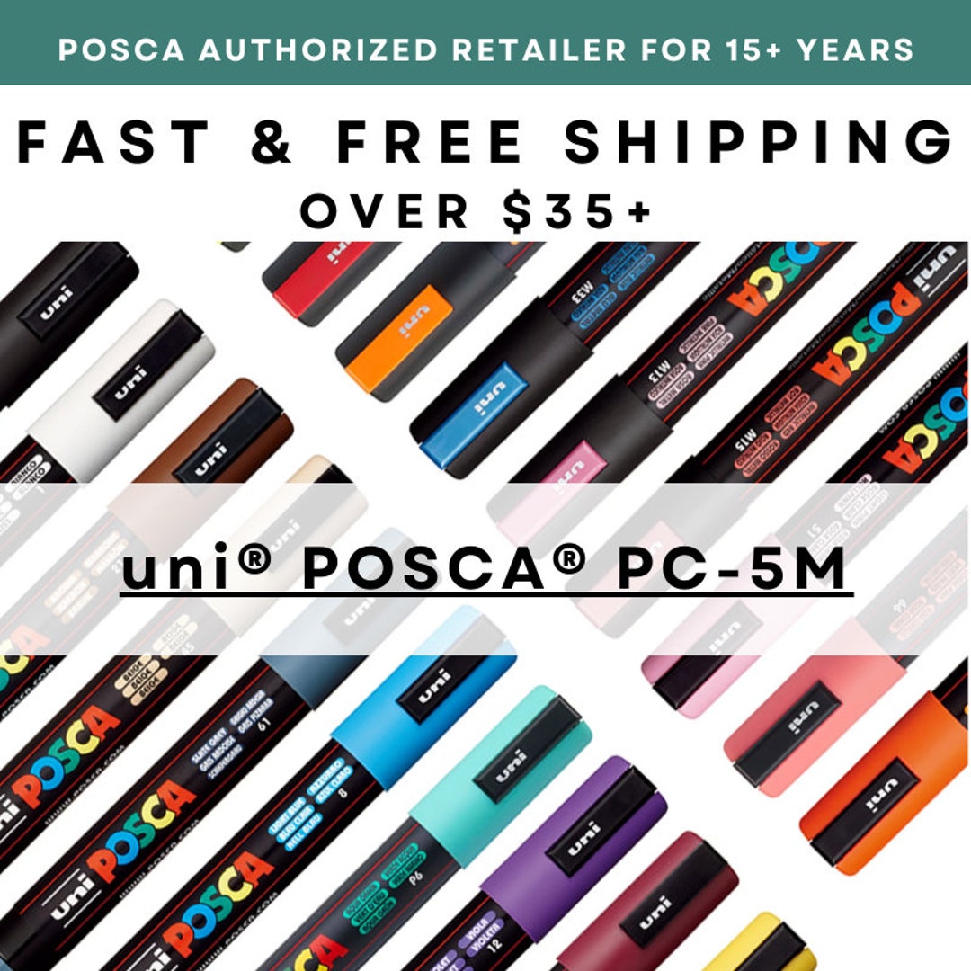 POSCA Marker PC-5M Collection - Etsy