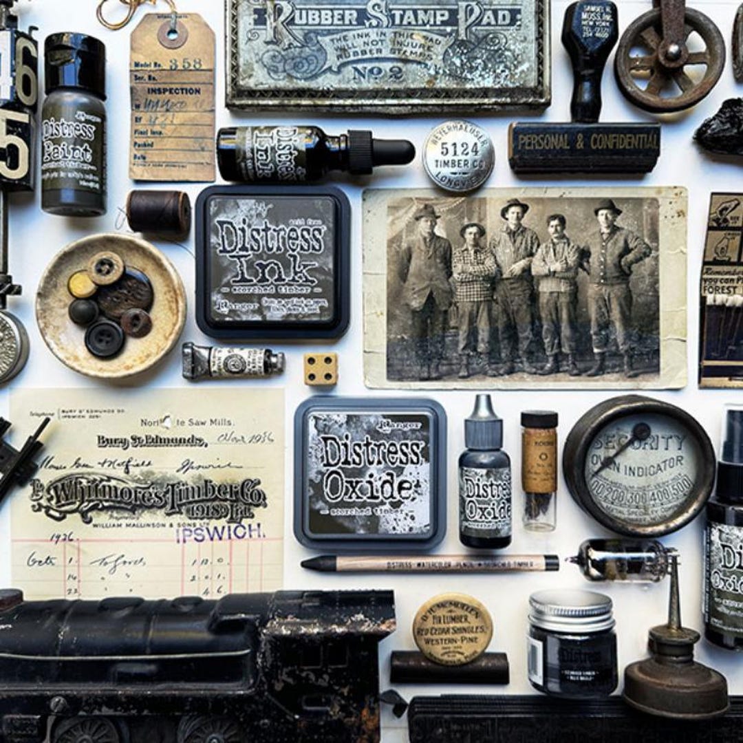 Tim Holtz Distress Scorched Timber - Etsy