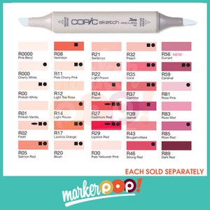 R0000 - R89 * COPIC Sketch Marker Red - U.S. Authorized Retailer - Etsy