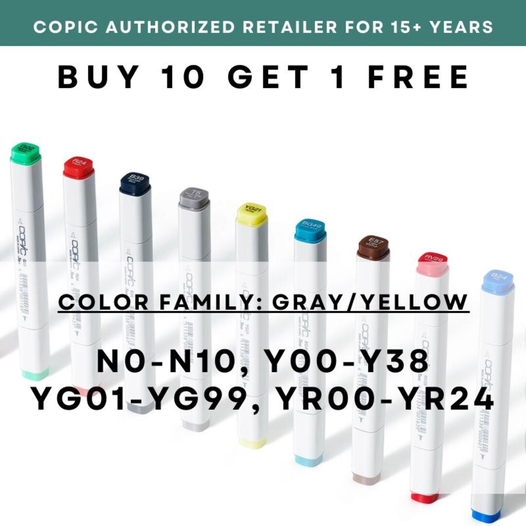 N0 - N10 to Y00 - Y38 to YG01 - YG99 and YR00 - YR24 - * COPIC Original ...