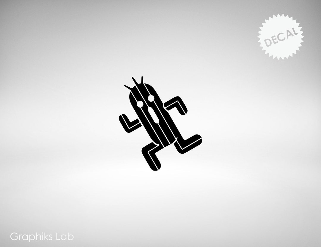 Cactus Cactuar Vinyl Decal Fai Fan Cactrots - Etsy