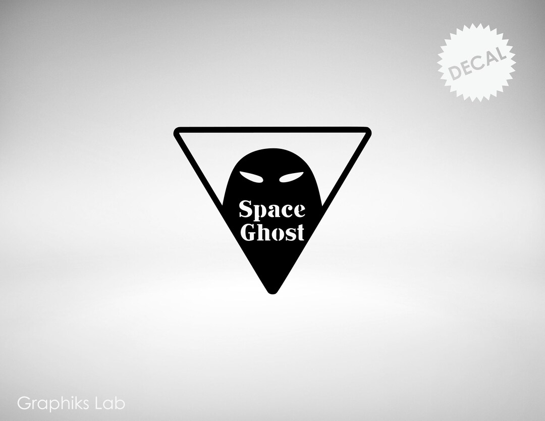Space Ghost Vinyl Decal Sticker - Etsy