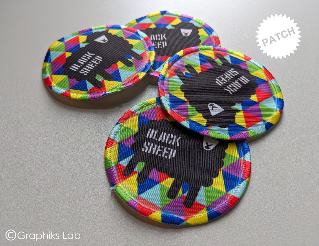 Black Sheep Social Deviant Iron on Patch - Etsy