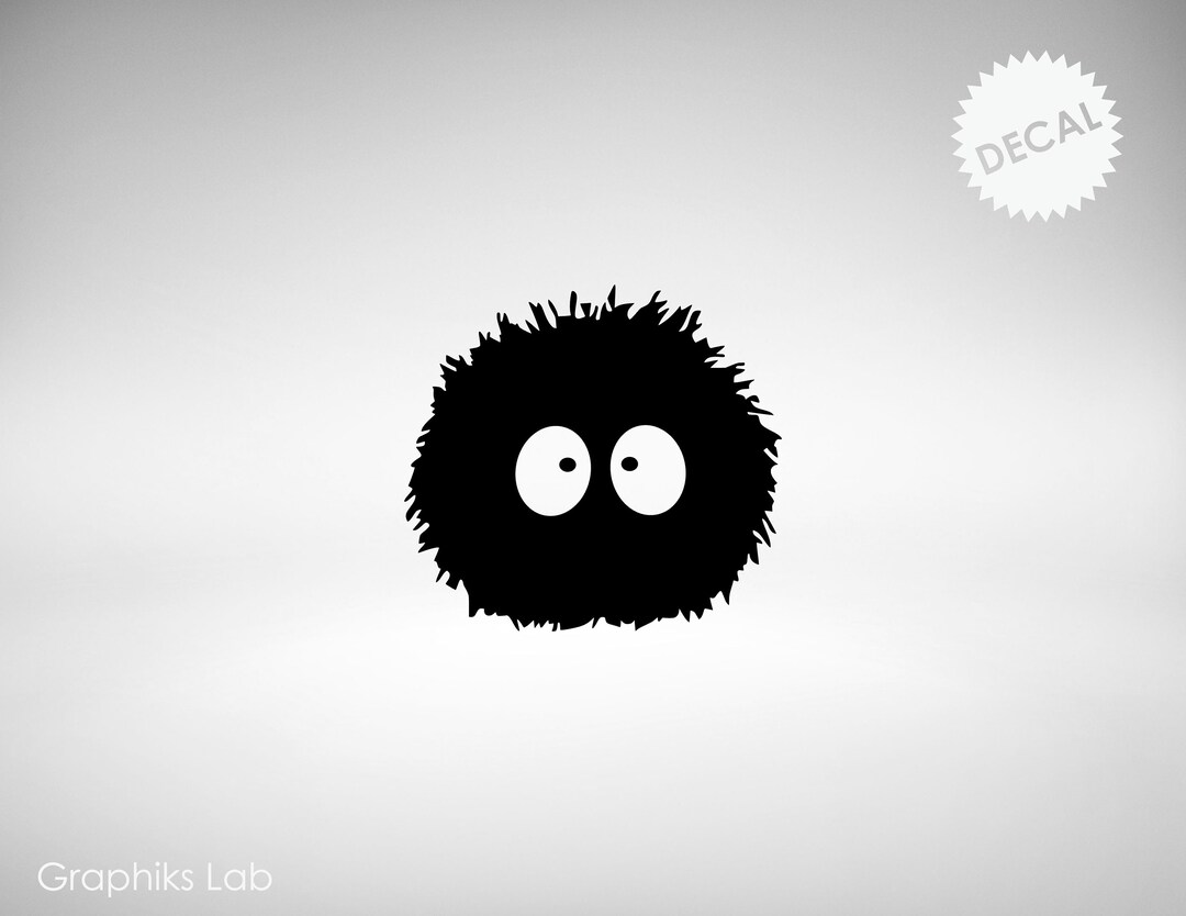 Soot Sprite Vinyl Decal - Etsy