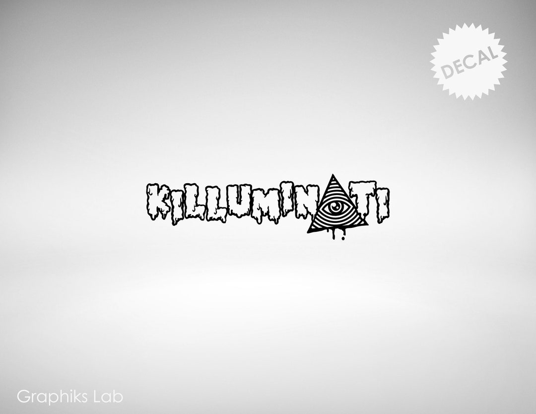 Killuminati Evil Eye Vinyl Decal - Etsy