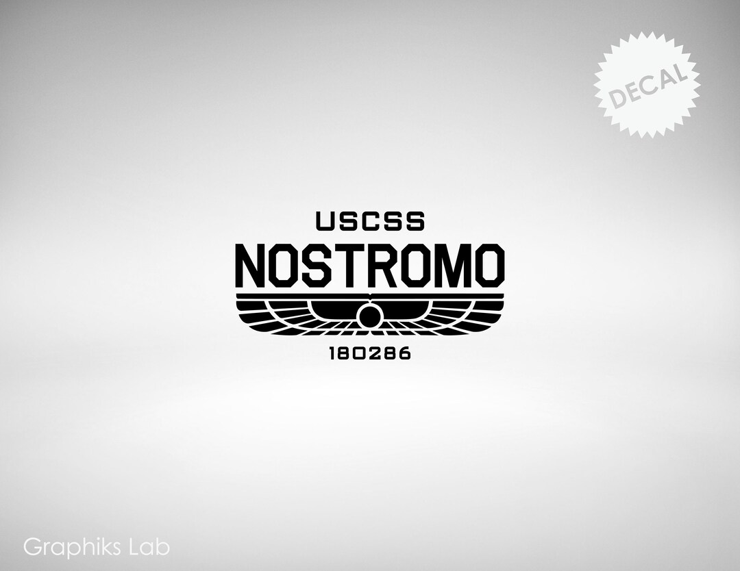 USCSS Nostromo Vinyl Decal - Science Fiction Sticker - Etsy