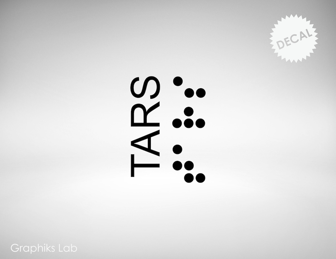 Tars Vinyl Decal - Etsy