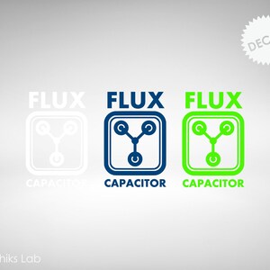 Flux Capacitor Vinyl Decal - Etsy