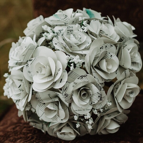 Sheet Music Bouquet - Etsy