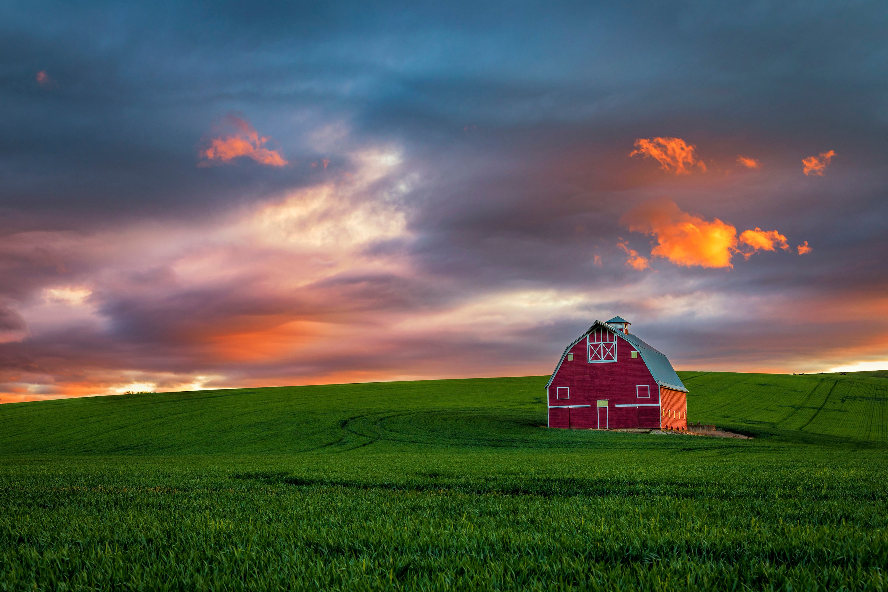 Palouse Barn Photography Print, Farm Art Print, Palouse Landscape ...