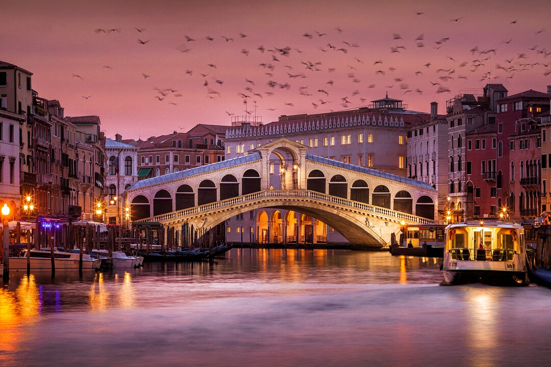Venice Rialto Bridge Photograph, Great Gift for Travel Lovers, Rialto ...