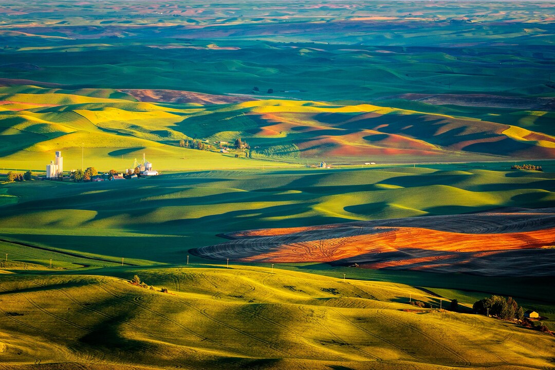Palouse Landscape Photography, Countryside Art Print, Palouse Landscape ...