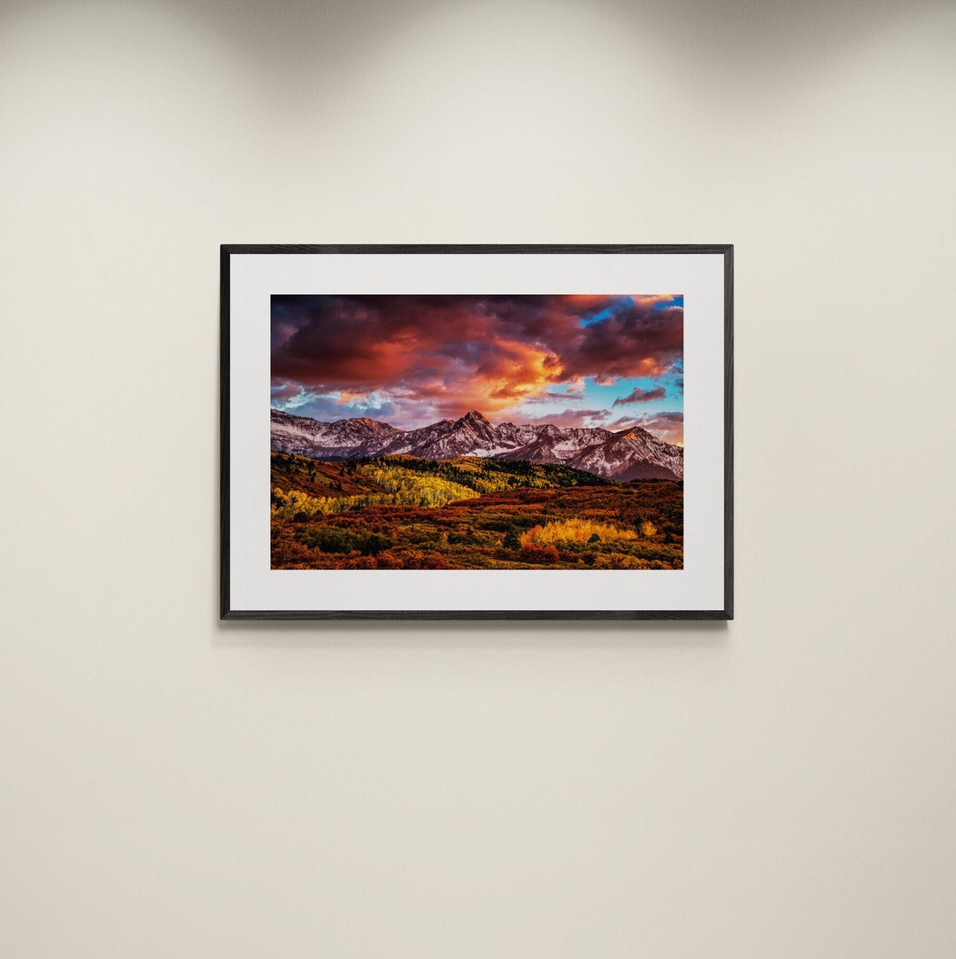 Framed Rocky Mountains Photo, Colorado Framed Print, San Juan Mountains ...