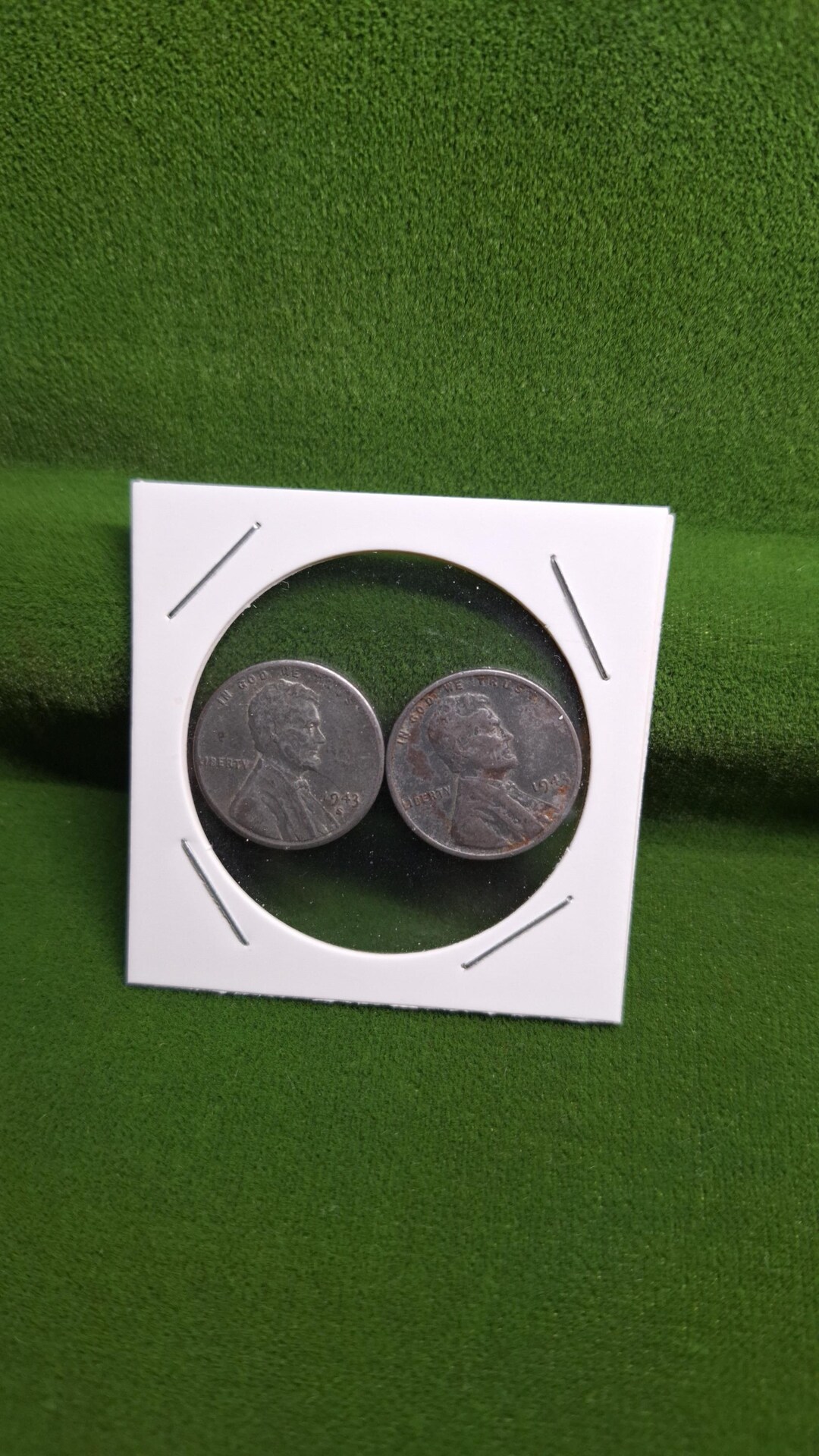 1943 Steel Penny,s US Authentic WW2 Steel Wheat Penny. - Etsy