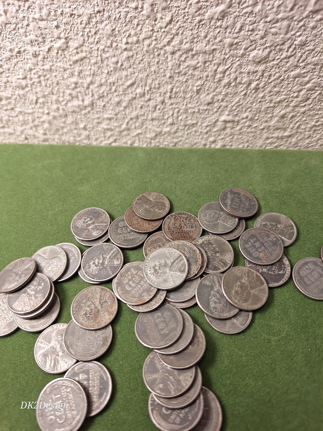 1943 Steel Wheat Penny Set - WWII US Minted Coins - Etsy