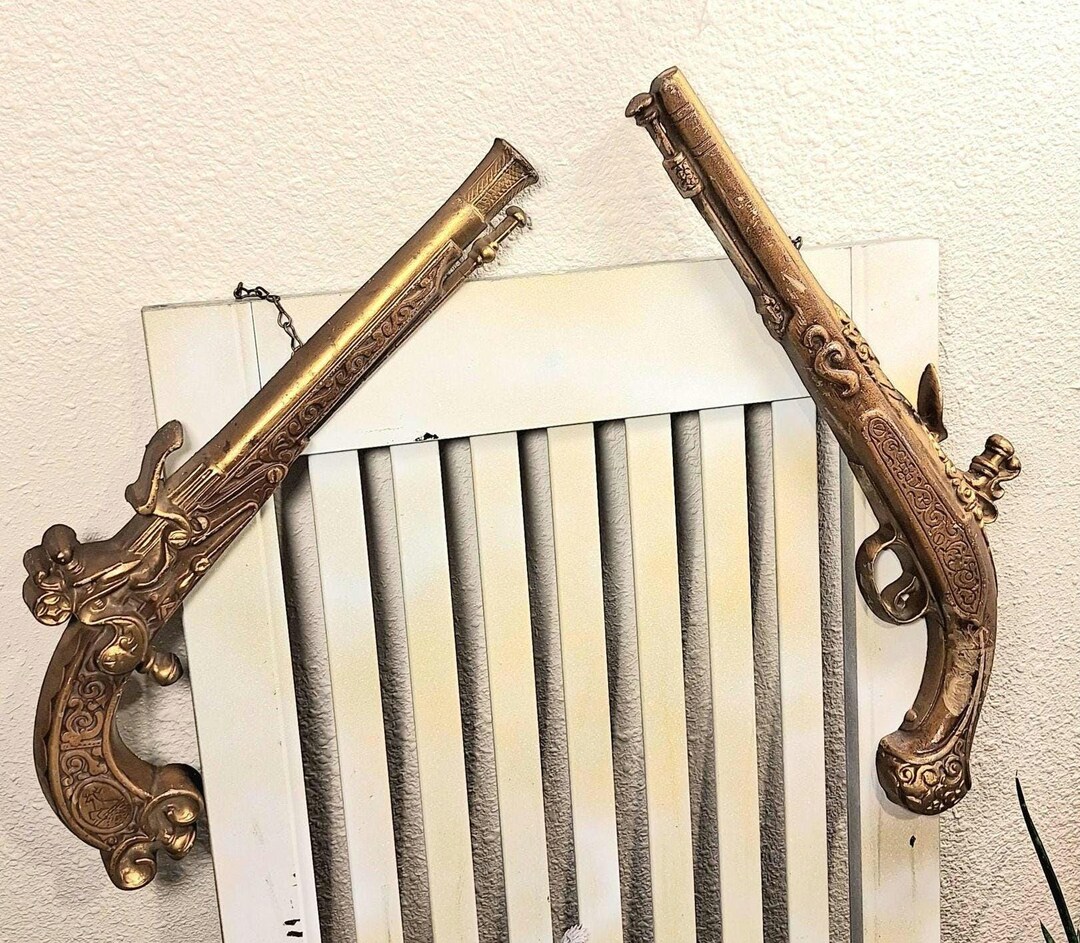 Vintage Sexton Flintlock Musket Metal Wall Decor - Etsy