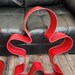 Large Red Metal Gingerbread Man Cookie Cutter Style Home Decoration ...