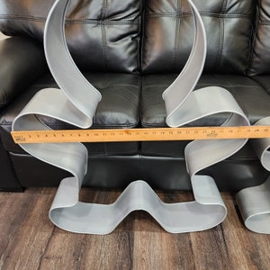 Giant Silver Metal Gingerbread Man Cookie Cutter Style Home Decoration ...