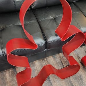 Giant Red Metal Gingerbread Man Cookie Cutter Style Home Decoration ...