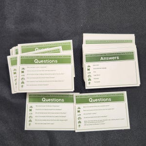 100 LDS Kids Trivia Game Cards, Vintage Celestial Pursuit Mormon ...