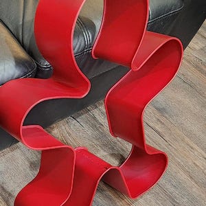 Large Red Metal Gingerbread Man Cookie Cutter Style Home Decoration ...