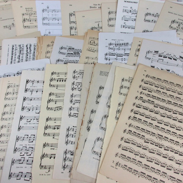 Vintage Sheet Music - Etsy