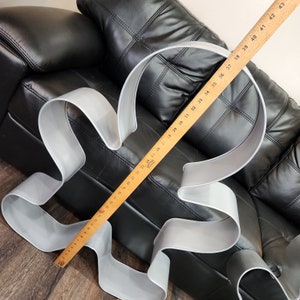 Giant Silver Metal Gingerbread Man Cookie Cutter Style Home Decoration ...