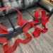 2 Giant Red Metal Gingerbread Man Cookie Cutter Style Home Decoration ...