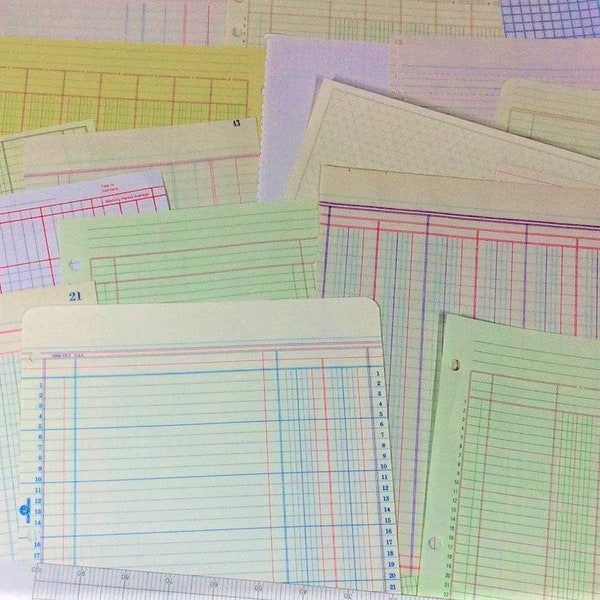 Old Ledger Paper - Etsy