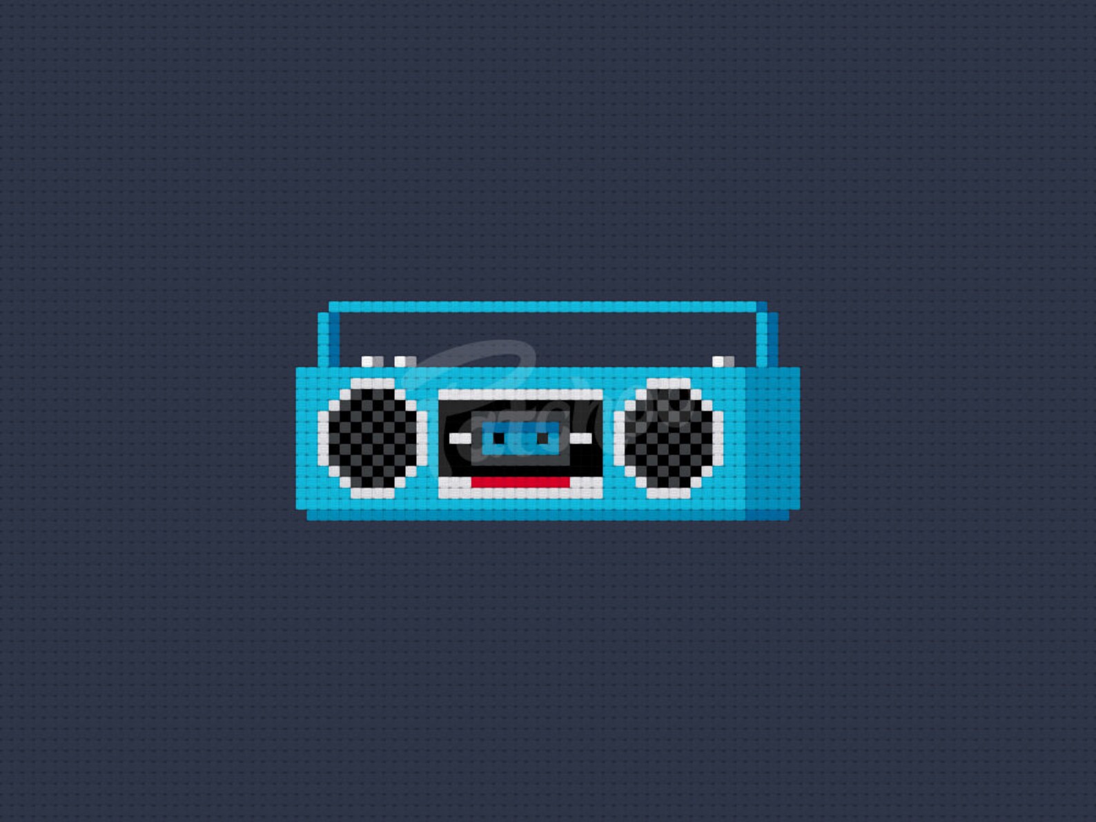 Boombox Cross Stitch Pattern PDF INSTANT DOWNLOAD - Etsy