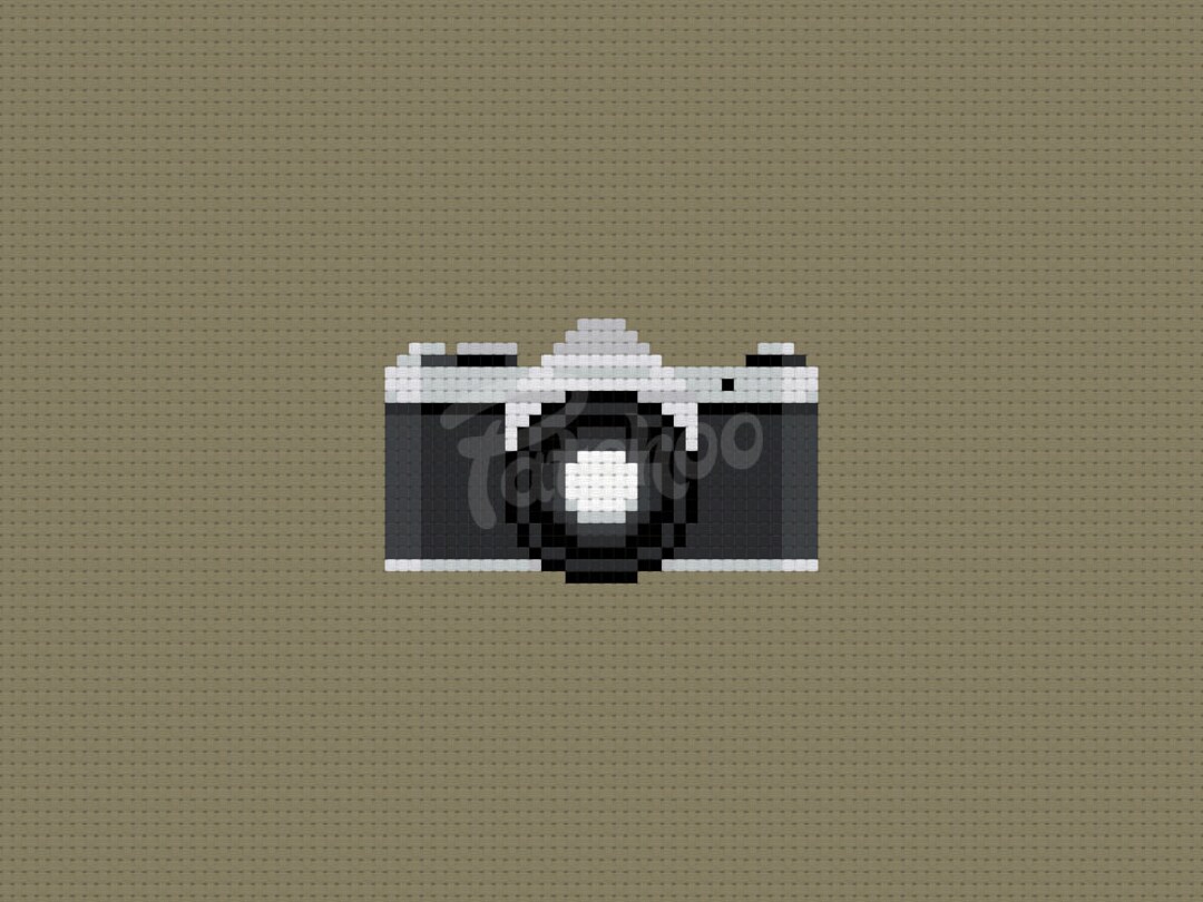 Vintage SLR Camera - Cross Stitch Pattern (pdf) - INSTANT DOWNLOAD - Etsy