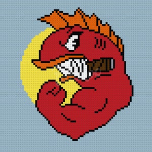 Flying Hellfish, the Simpsons - Cross Stitch Pattern (PDF) - INSTANT DOWNLOAD - Etsy