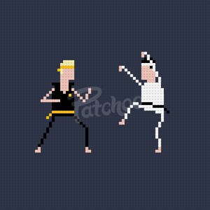 The Karate Kid - Cross Stitch Pattern (PDF) - INSTANT DOWNLOAD - Etsy