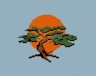 The Karate Kid Cross Stitch Pattern PDF INSTANT DOWNLOAD | Etsy
