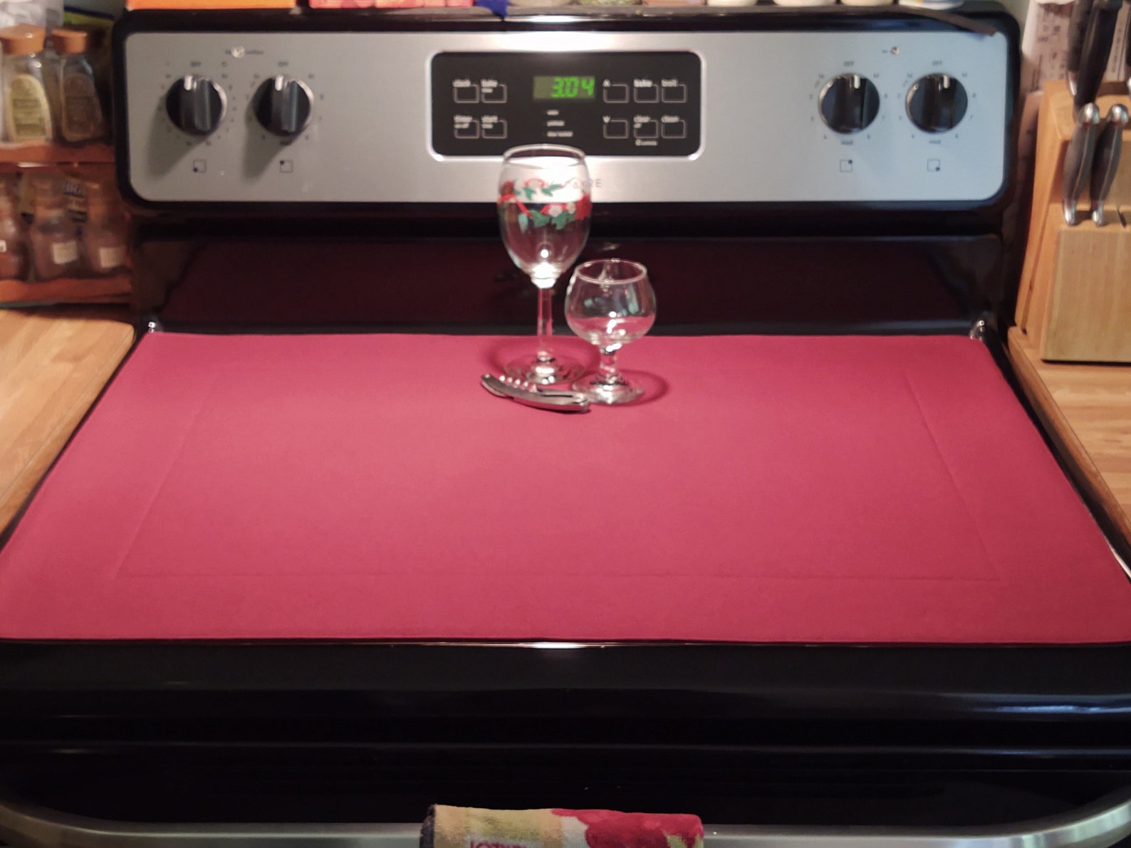 Red's Collection, Top Cover, Stove Glass Top Cover, Stove Top Protector ...