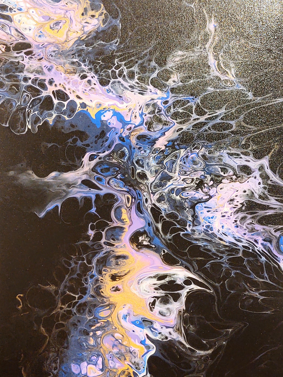 Charged Up! Flow Painting, Pour Painting, Fluid Art, Abstract Fine Art ...