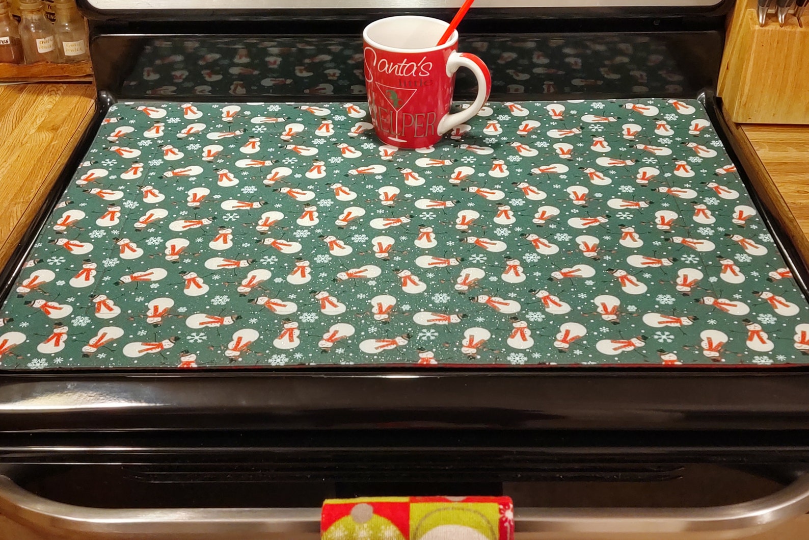 Christmas Collection, Stove Top Cover, Glass Top Cover, Stove Top ...