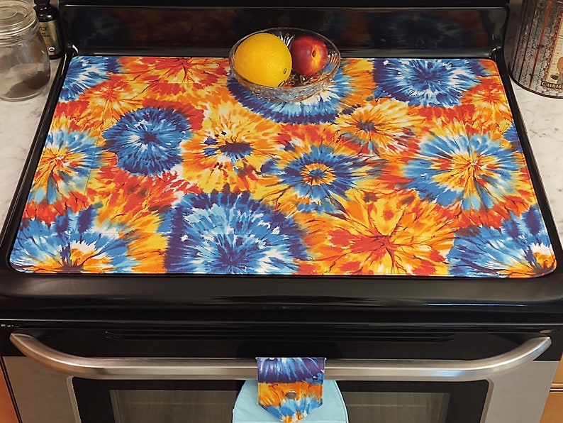 Funky Time Stove Top Cover Stovetop Protector Glass Top - Etsy