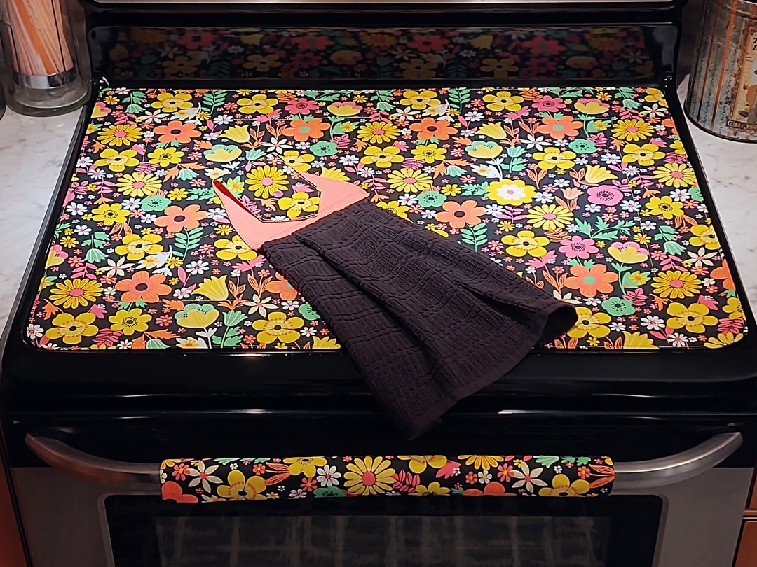 Funky Time! Stove Top Cover, Stovetop Protector, Glass Top Cover - Etsy