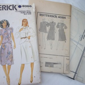 Butterick 4086 Pattern for a Vintage 1970s Blouse and Top. Blouse With ...