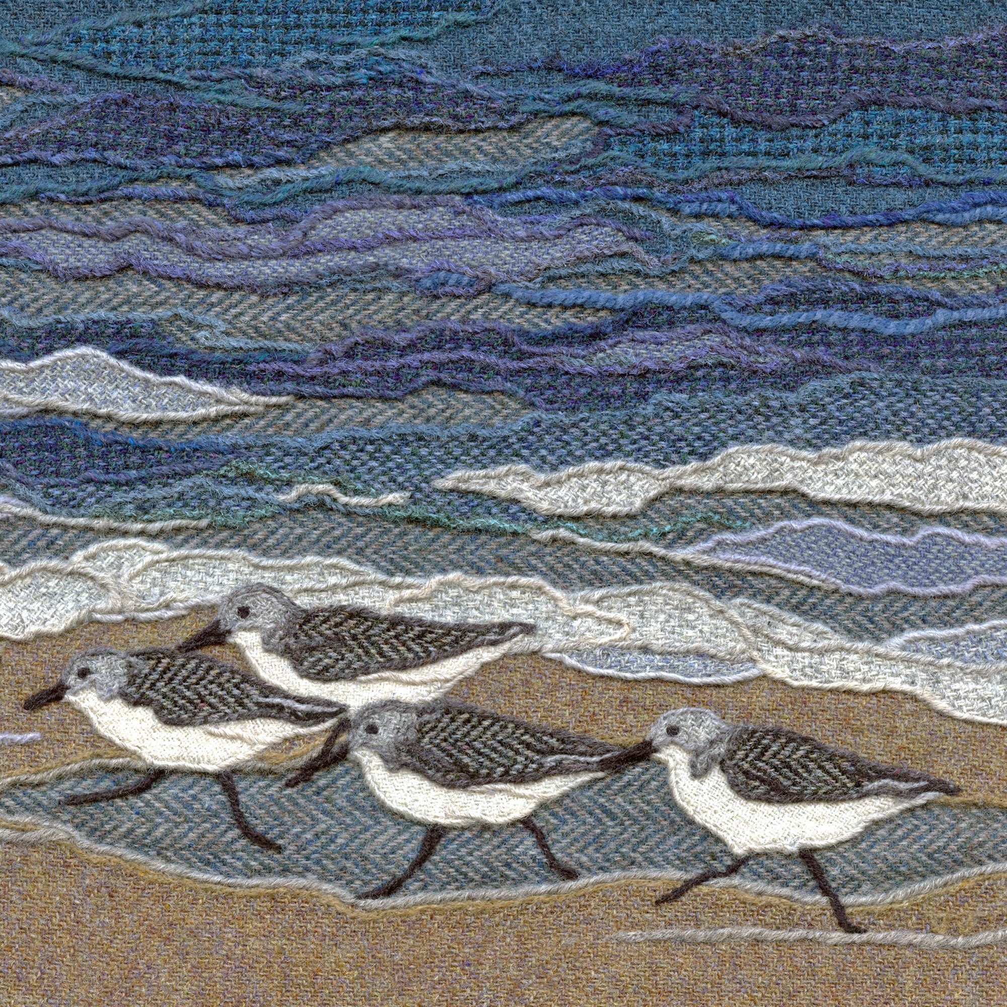 Shoreline Greetings Card Blank Card Seabirds Printed Card Taken From ...