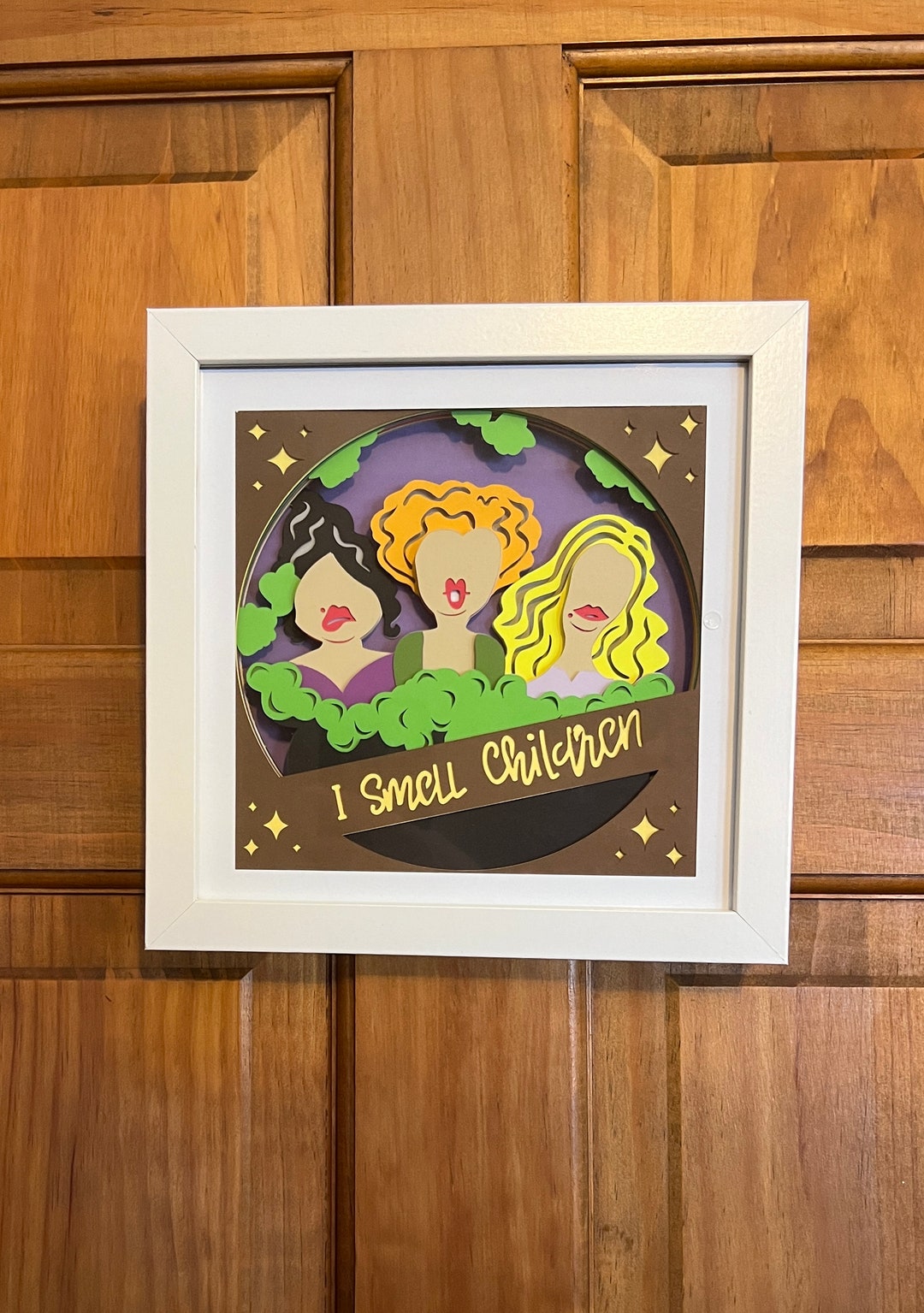 HOCUS POCUS I Smell Children 3D Shadow Box in an 8x8 Frame - Etsy