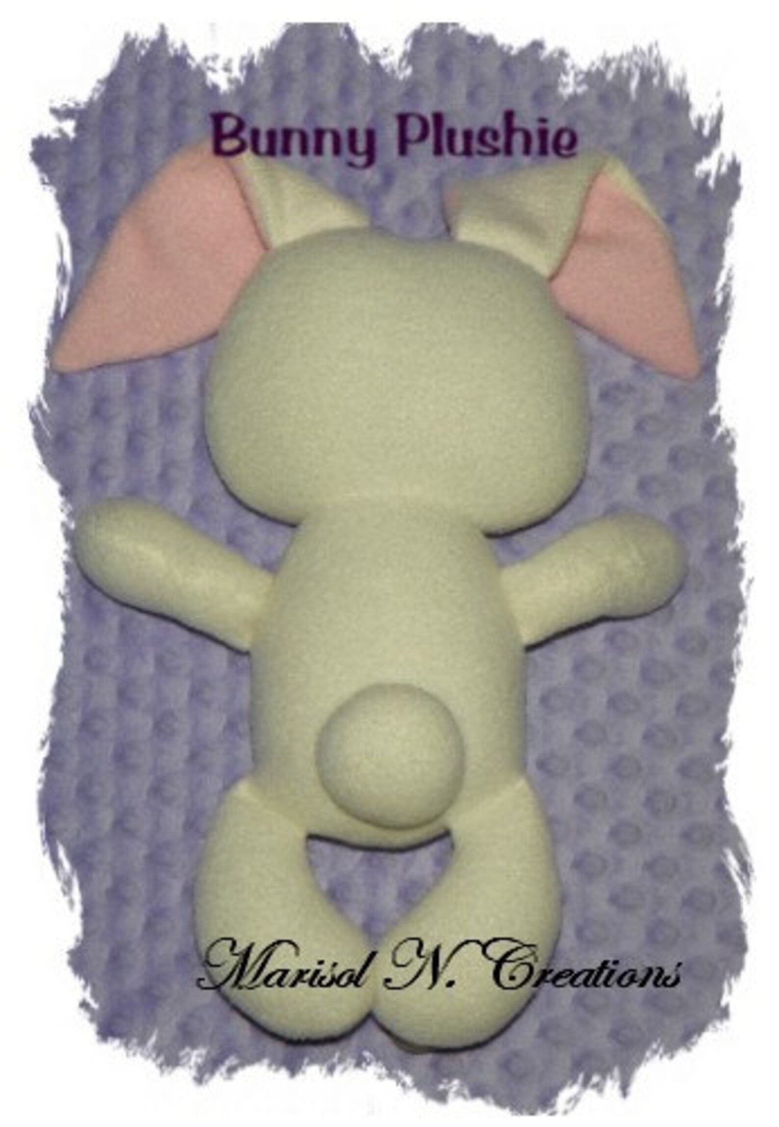 Stuffed Animal Sewing Pattern, Plush Sewing Pattern PDF - Bunny, Softie ...