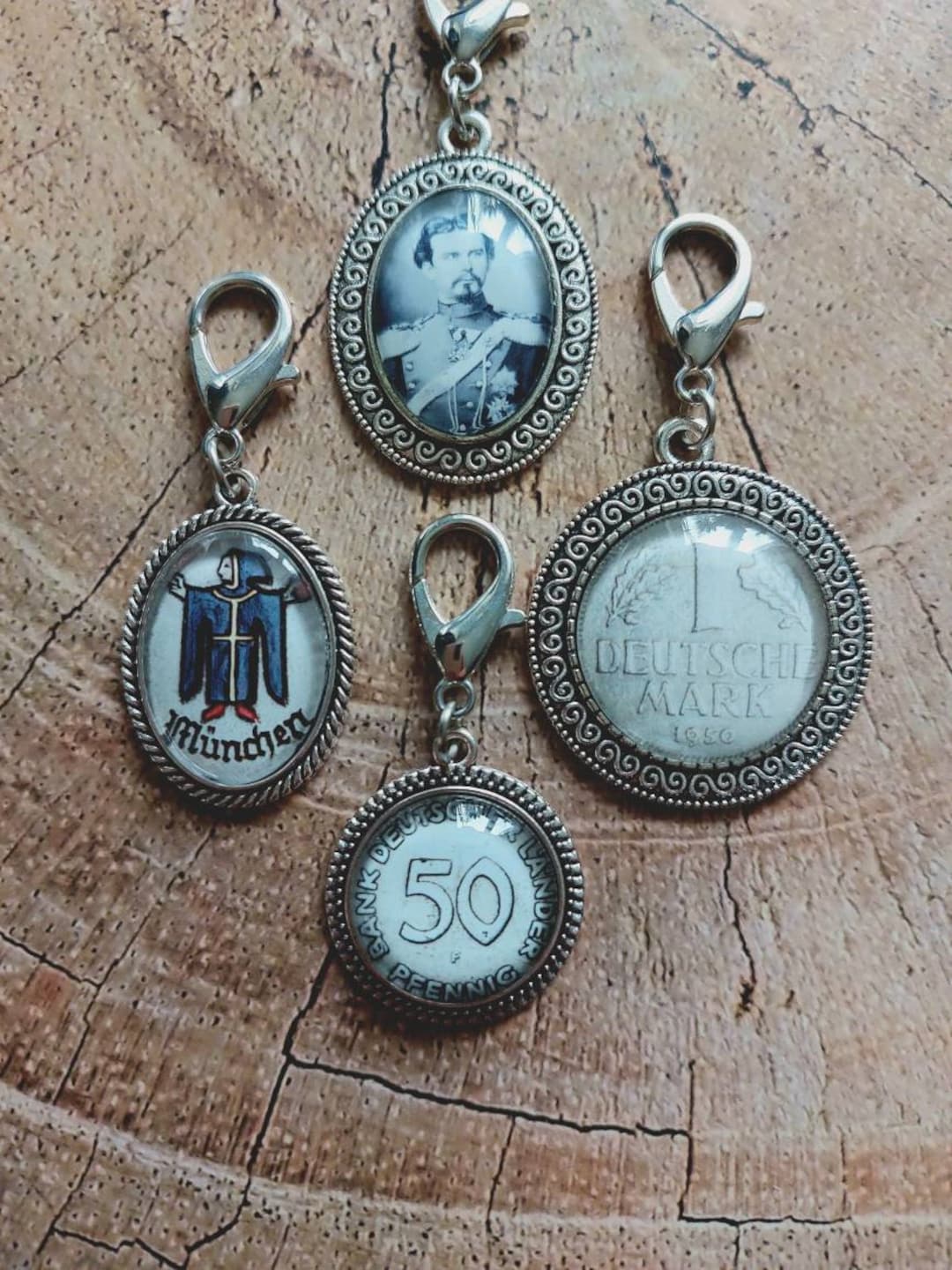 Charivari Pendant Lederhosn Men/key Ring/dirndl/dm Coin Replica/king ...