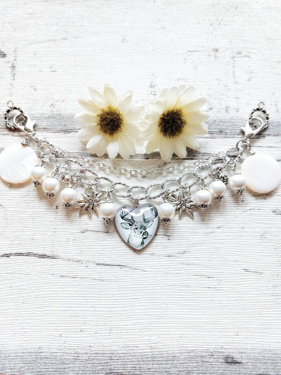 Charivari Chain for Dirndl HIRSCH and HERZ Traditional Wedding Mother ...