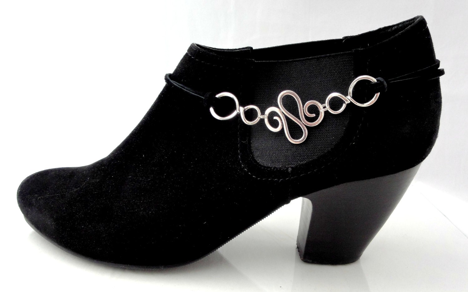 Decorative Boot Jewelry Silver Scroll Boot Jewelry Twist in - Etsy