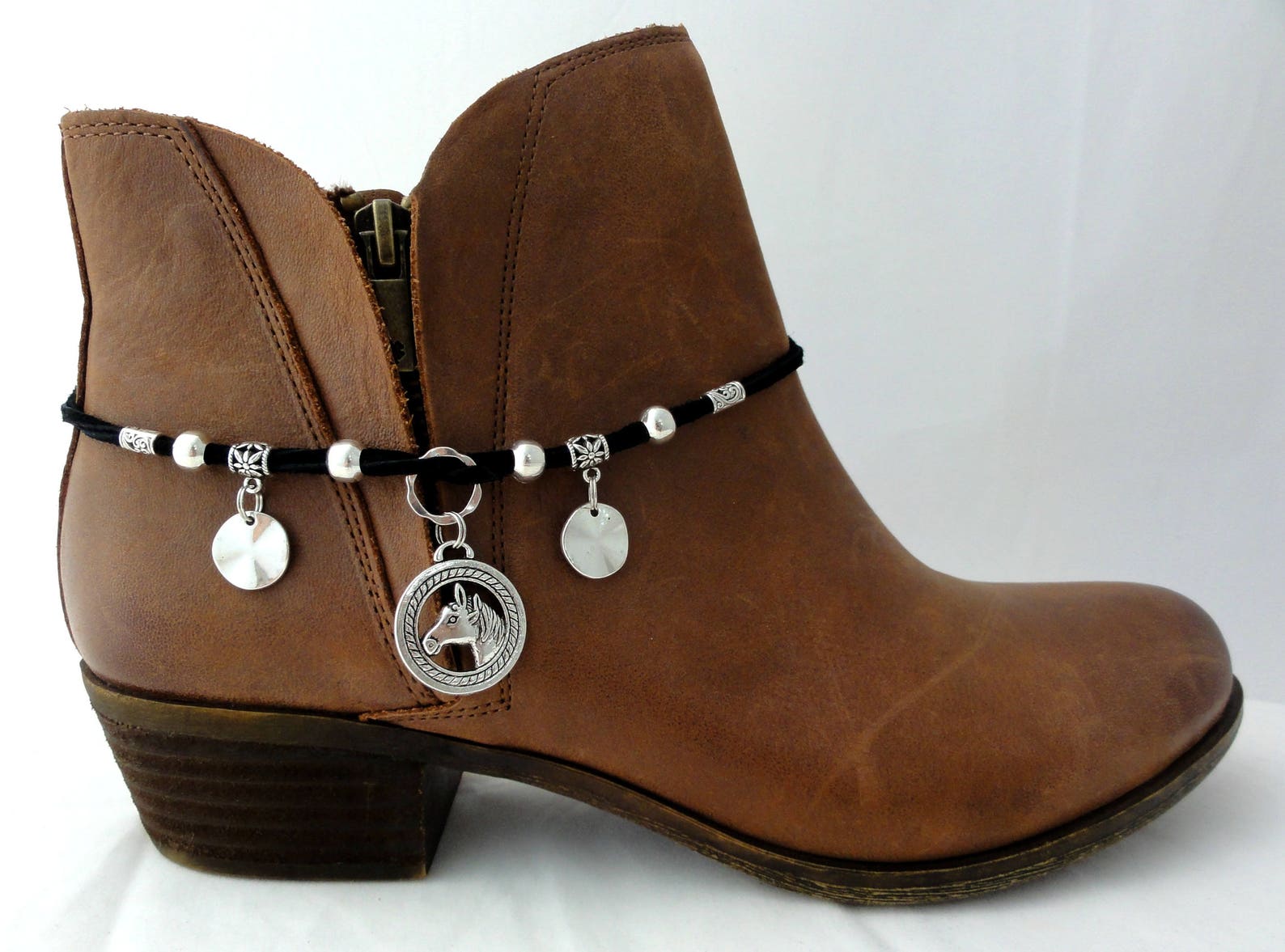 Western Boot Jewelry Bracelets Leather Boot Anklet | Etsy