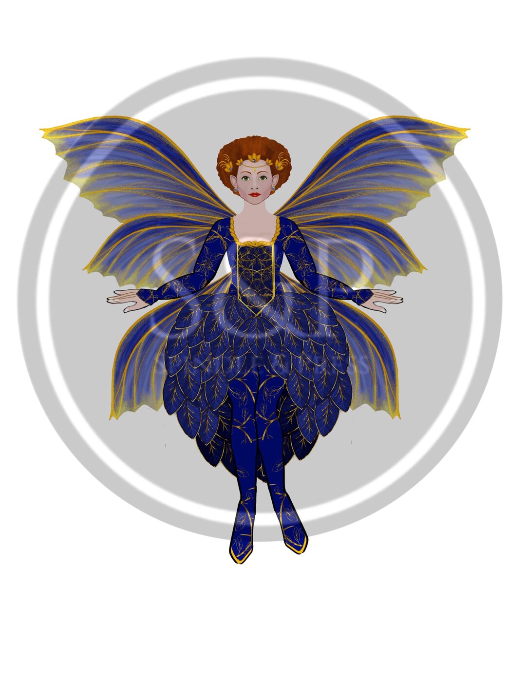 Blue Fairy Paper Puppet - Etsy
