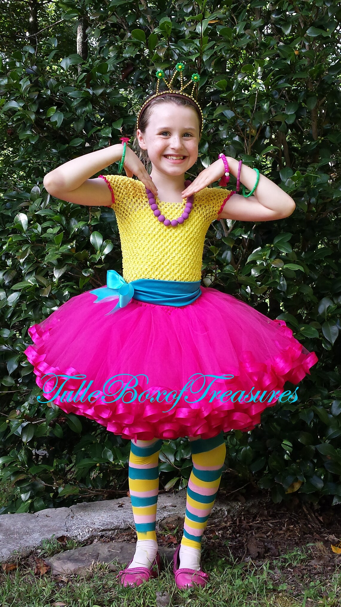 Fancy Pink Costume ensemble with ribbon | Etsy