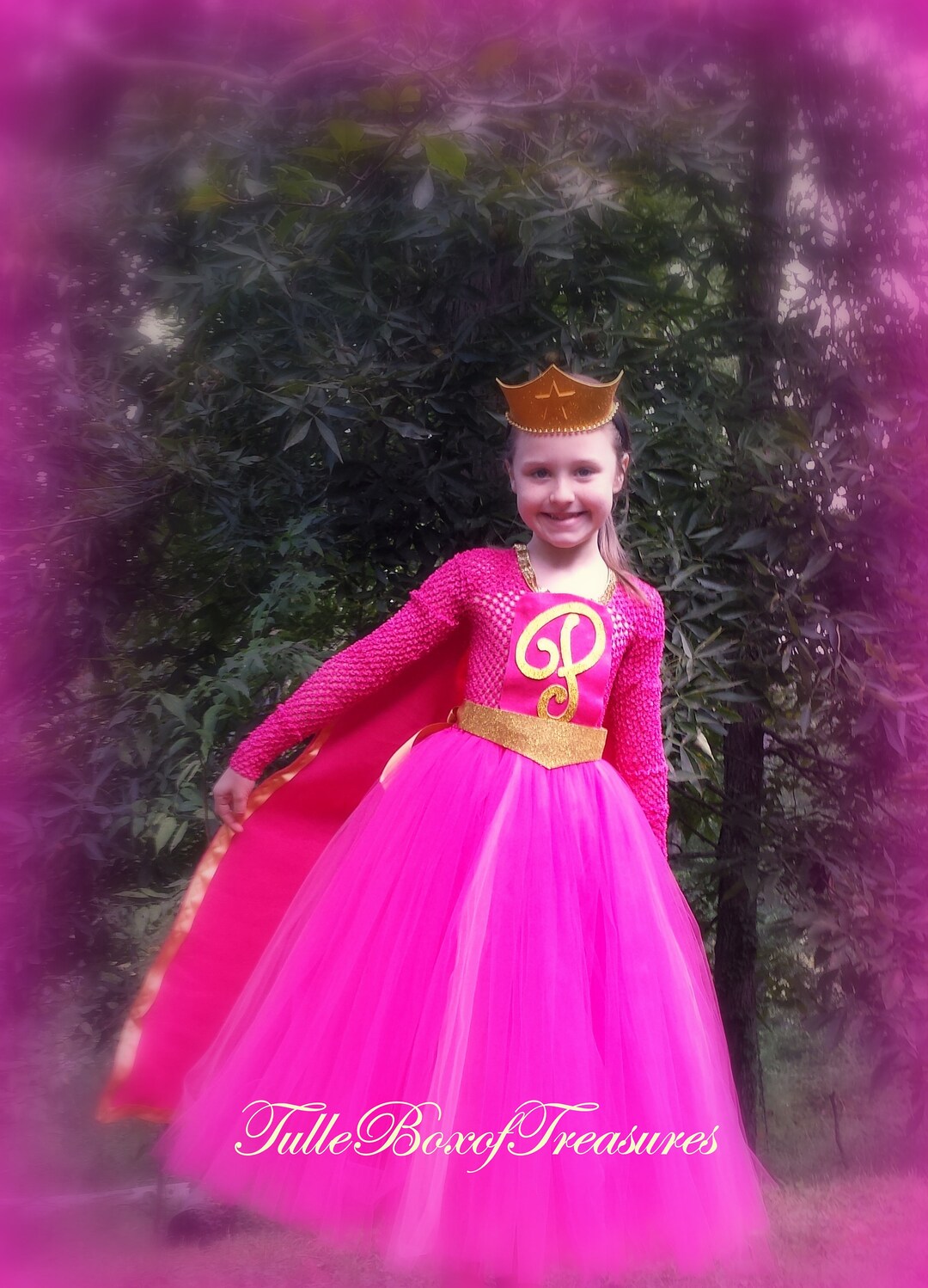 Pink Super Princess!/costume/halloween/dress up Clothes/birthday Gift ...